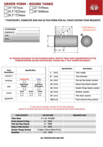 Order Forms - Hilton Manufacturing