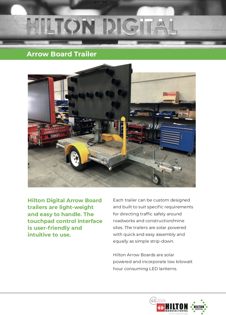 Arrow Board - Hilton Manufacturing